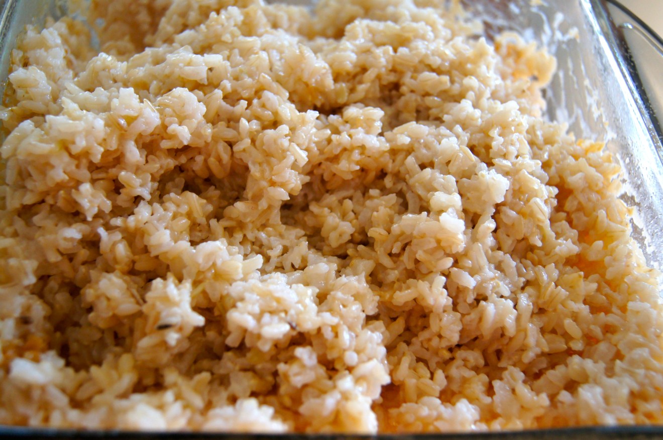 Baked Coconut Brown Rice